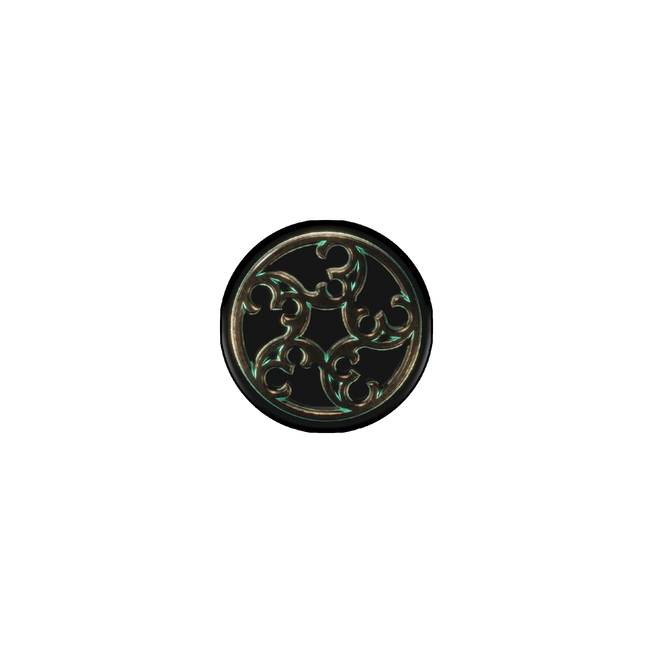 Logo Round Sticker – Imminence